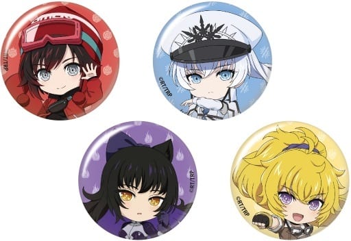 Team RWBY metal badge 4-Piece Set "RWBY Hyosetsu Teikoku" | Goods ...