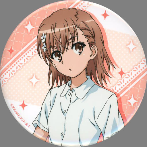 Mikoto Misaka (uniform) 76 mm metal badge "KUJI Hikido A Certain ...