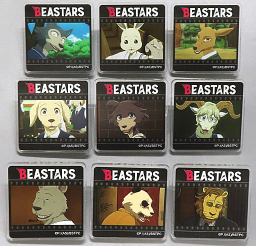 9-Type Set Acrylic Badge "BEASTARS" Limited To Seria | Goods ...