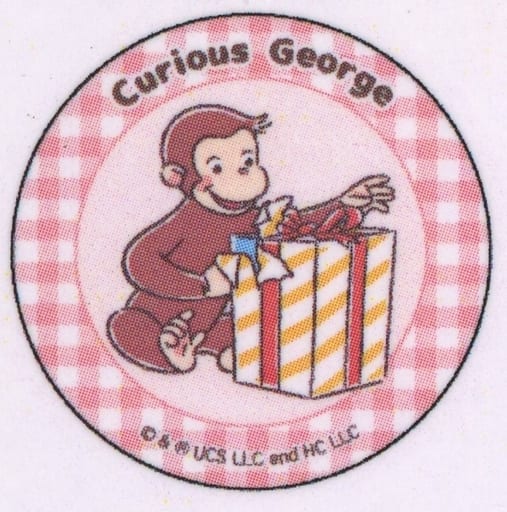 Badge Pins A. George (Pink) "Monkey's George Trading metal badge ...