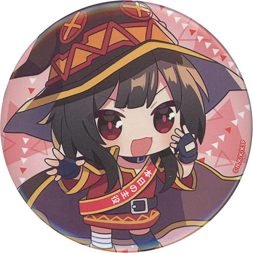 Badge Pins Megumin (Mini Character / Today's protagonist) metal badge ...
