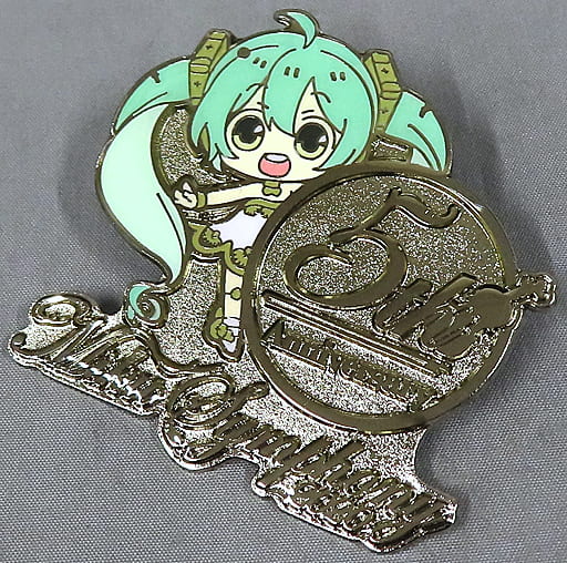 Badge Pins Hatsune Miku Symphony 5th Anniversary silver pin badge ...