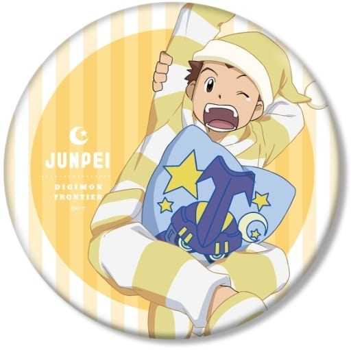 Badge Bins BIG metal badge "DIGIMON FRONTIER" with illustrations drawn ...