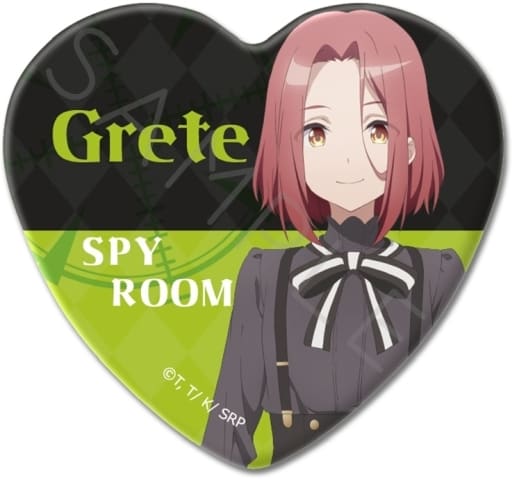 Badge Bins B. Grete Heart metal badge "Spy Class" | Goods / Accessories ...