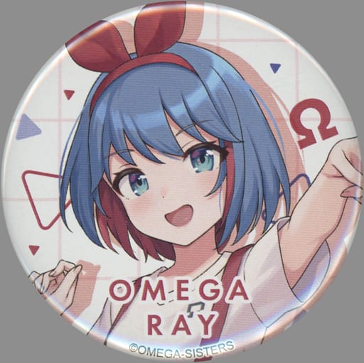 Omega Ray (Isshin Ver) metal badge "DMM Scratch! Virtual YouTuber Omega ...