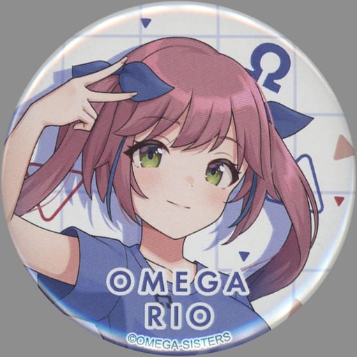 Omega Rio (Isshin Ver) metal badge "DMM Scratch! Virtual YouTuber Omega ...