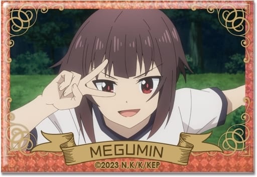 Design 03 (Megumin / C) Hologram metal badge "爆焔 for this wonderful ...