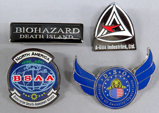 Gathered Pin Badge Set (4-piece Set) "Eiga BIOHAZARD(RESIDENT EVIL ...