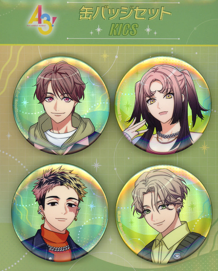 駿河屋 - KICS 缶バッジセット(4個セット) 「A3!(エースリー)」（バッジ・ピンズ）