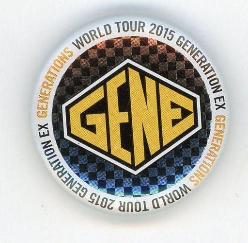Badge Pins (Male) GENERATIONS (Logo / Edge : White) metal badge ...