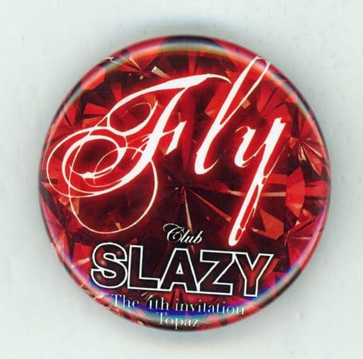 Badge Pins (Male) Koji Saikawa (letter) metal badge "Club SLAZY The 4 ...