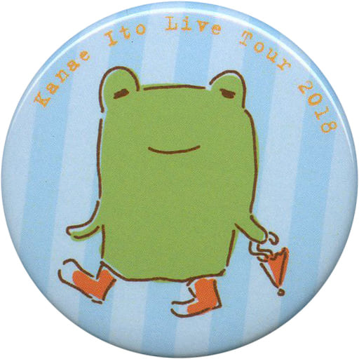 Kanae Ito (Frog) metal badge "Kanae Ito LIVE TOUR 2018" Der Etakeshiki ...