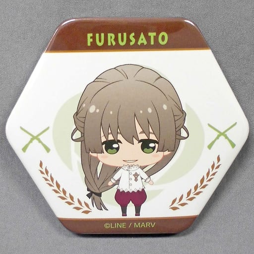Badge Pins (Victor Character) Furusato (SD) Hexagonal metal badge' The ...