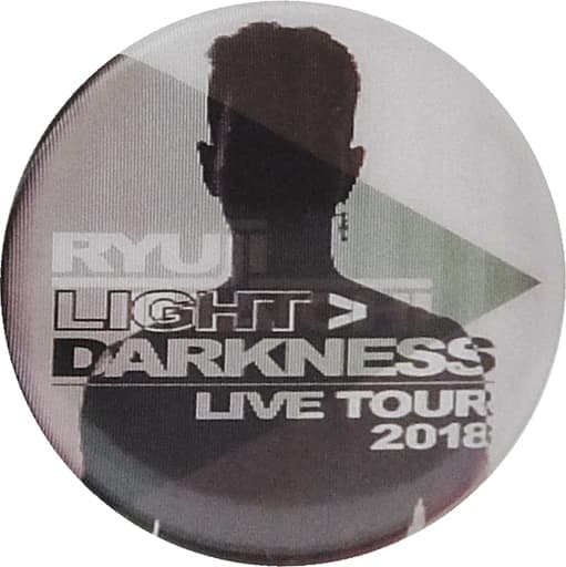 Badge Pins (Male) Ryuji Imaichi Changing metal badge (White x Black ...