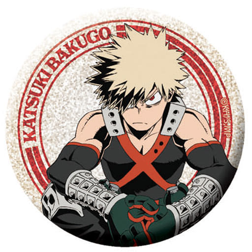 Katsuki Bakugo (Glitter) "MY HERO ACADEMIA metal badge Collection ...