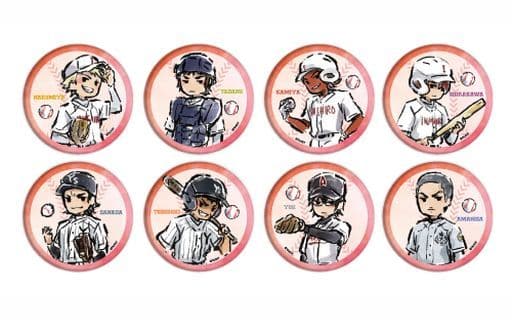 8-Variety Set "Ace of Diamond Act II metal badge 03. Graphic Art Design ...