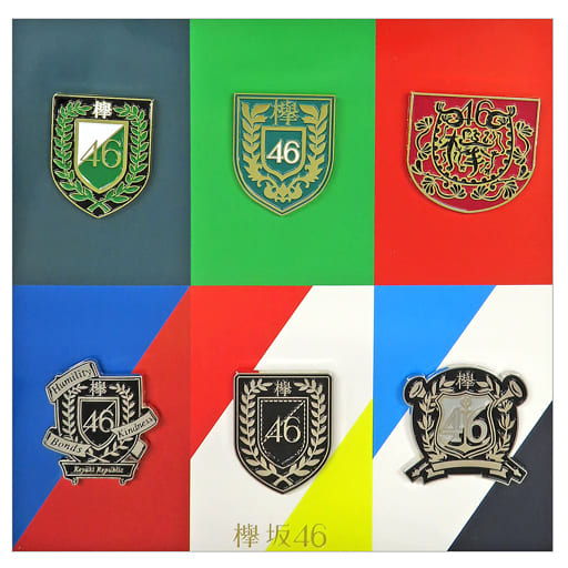 Badge Pins (female) Keyakizaka46 Enbu Rem Pins 6-piece Set ...