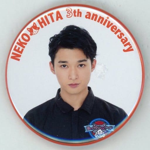 Badge Pins (Male) Toshi Takeuchi metal badge 「 Neko no Hitaitai Wide ...