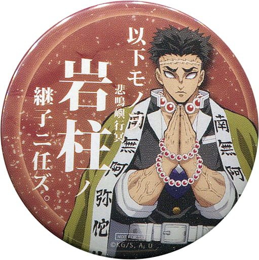TSUGUKO Gyomei Himejima, metal badge, 「, Demon Slayer: Kimetsu no Yaiba ...