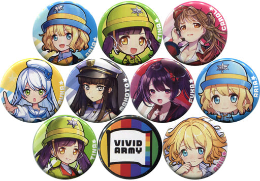 10-Type Set "Vivid Army metal badge" | Goods / Accessories | Suruga-ya.com