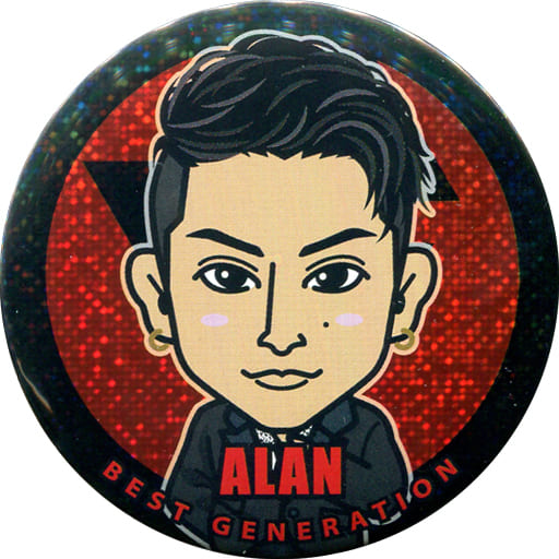 Alan Shirahama (album artist PHOTO ver.) 75 mm metal badge "GENERATIONS LIVE TOUR 2018" UNITED ...