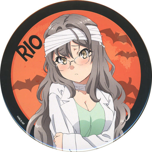 Rio Futaba (Halloween ver.) BIG metal badge 「 Rascal Does Not Dream of ...