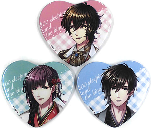 Badge Pins Edmont & Cherry Blossom & Julius Heart metal badge 3-Piece ...