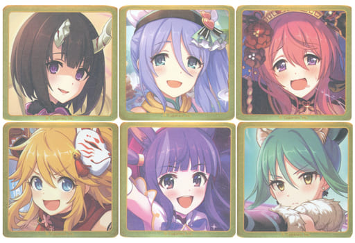 Badge Pins 6-Variety Set "Princess Connect! Re : Dive in ONLYSHOP 2021 ...