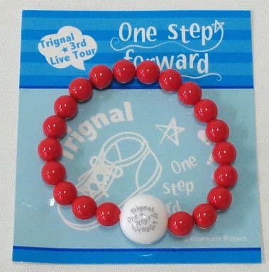 駿河屋 - 木村良平 ブレスレット(赤) 「Trignal 3rdライブツアー”One step forward”」（リストバンド・ヘア小物）