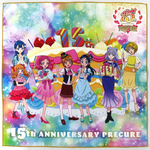 Anniversary Color Bandana "Precure 15 th Anniversary × Marui ...