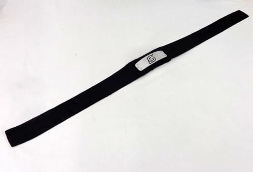 Accessories (non-metal) Konoha forehead protector and headband Black ...