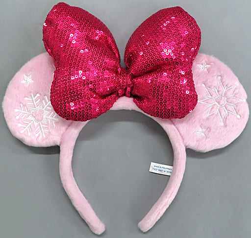 Minnie Mouse (pink) ribbon headband "Disney Christmas 2016" limited to ...