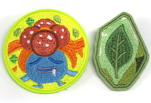 Gloom & Leaf Pokemon Center "Pocket Monsters Embroidery Broach ...