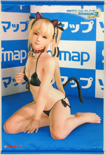 Tapestry Marie Rose original B2 Tapestry "PS4 Soft DEAD OR ALIVE Xtreme 3 Fortune" Sofmap ...
