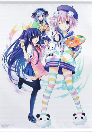 Tsunako Heroines Set B2 Double Suede Tapestry "HYPERDIMENSION NEPTUNIA ...