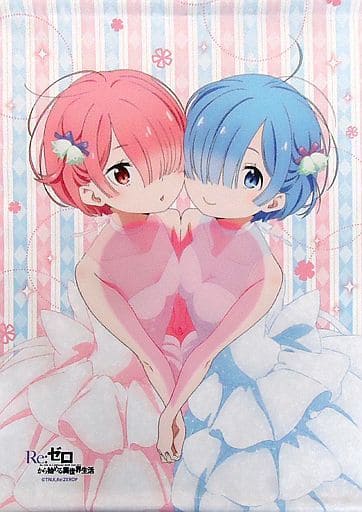 Tapestry Rum & Rem (anime illustration version) B2 Tapestry 「 Re:ZeRo ...