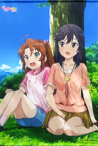 [A la Carte] Double Suede B2 Tapestry with illustrations of Fireflies and Komari animation "Blu ...