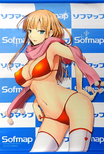 Aruchu Kizuki Illustration Sofmap Girls Collection B2 Double Suede Tapestry C95 Goods | Goods ...