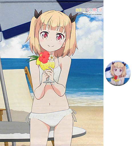 Tapestry [With special bonus] Iijima Yun (swimsuit) B2 Tapestry 「 NEW GAME!! 」 C96 Goods | Goods ...