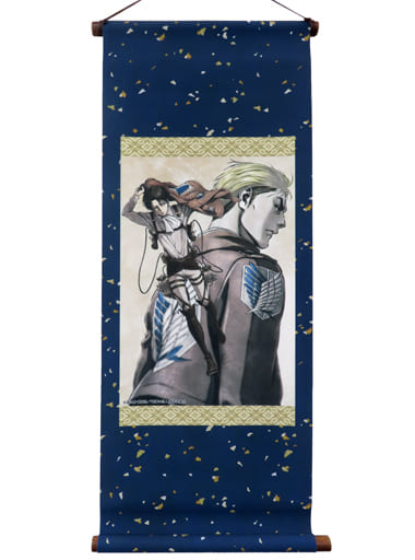 Tapestry Elvin Smith & Levi Ackerman Hanging Scroll Tapestry "Attack on ...