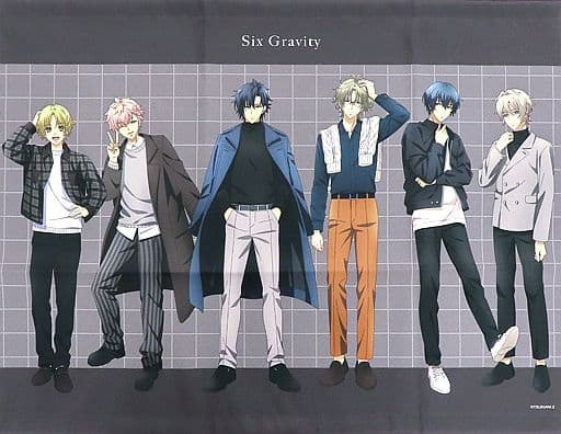Six Gravity drawing illustration Fall / Winter Collection 2021-22ver. B2 tapestry "Tsukiuta, THE ...