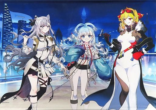 Bestia Zeta & Kaella Kowalski & Okobo Kanareru holoh3ro Debut Anniversary B2 Tapestry "Virtual ...