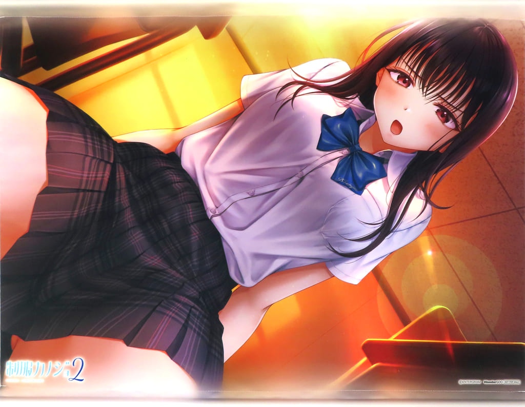 駿河屋 -【アダルト】 [単品] 桃尻芹香 B2タペストリー 「PC/PS4/Switchソフト 制服カノジョ2 WonderGOO限定 芹香との夏の思い出セット」 同梱特典（タペストリー）