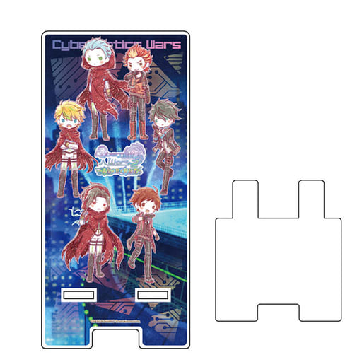 03. Cybernetics Wars 2 Graph Art Design Acrylic Smartphone Stand "idol ...