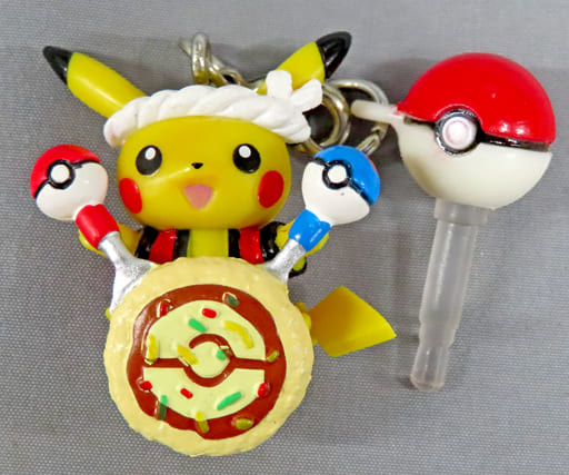 Pikachu (Okonomi-yaki) Pocket Monsters Local Earphone Jack "Pocket ...