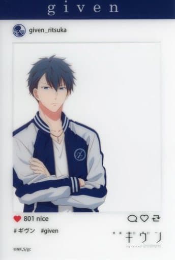 Character card Uenoyama Rikka SNS Style Clear Card "DMM Scratch! Eiga Given" D-2 Award | Goods ...