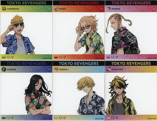 Character card All 6 Kinds Set "Tokyo Rivanger's Trading Photo Card ...