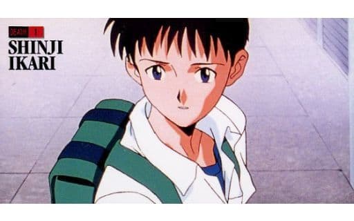 Character card DEATH. 1 Shinji Ikari "NEON GENESIS EVANGELION : The ...