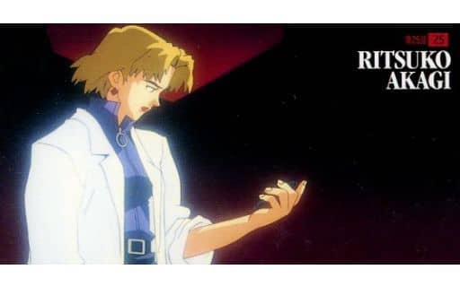 Character card CHAPTER 25-25. Ritsuko Akagi "NEON GENESIS EVANGELION ...