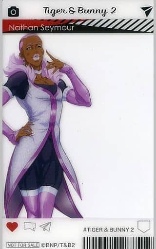 Character card Nathan Seymour Clear Card "Tiger & Bunny 2 distribution ...